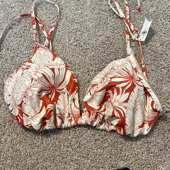 Old Navy | Swim | Nwt Orange Cream Triangle Bikini Top | Poshmark